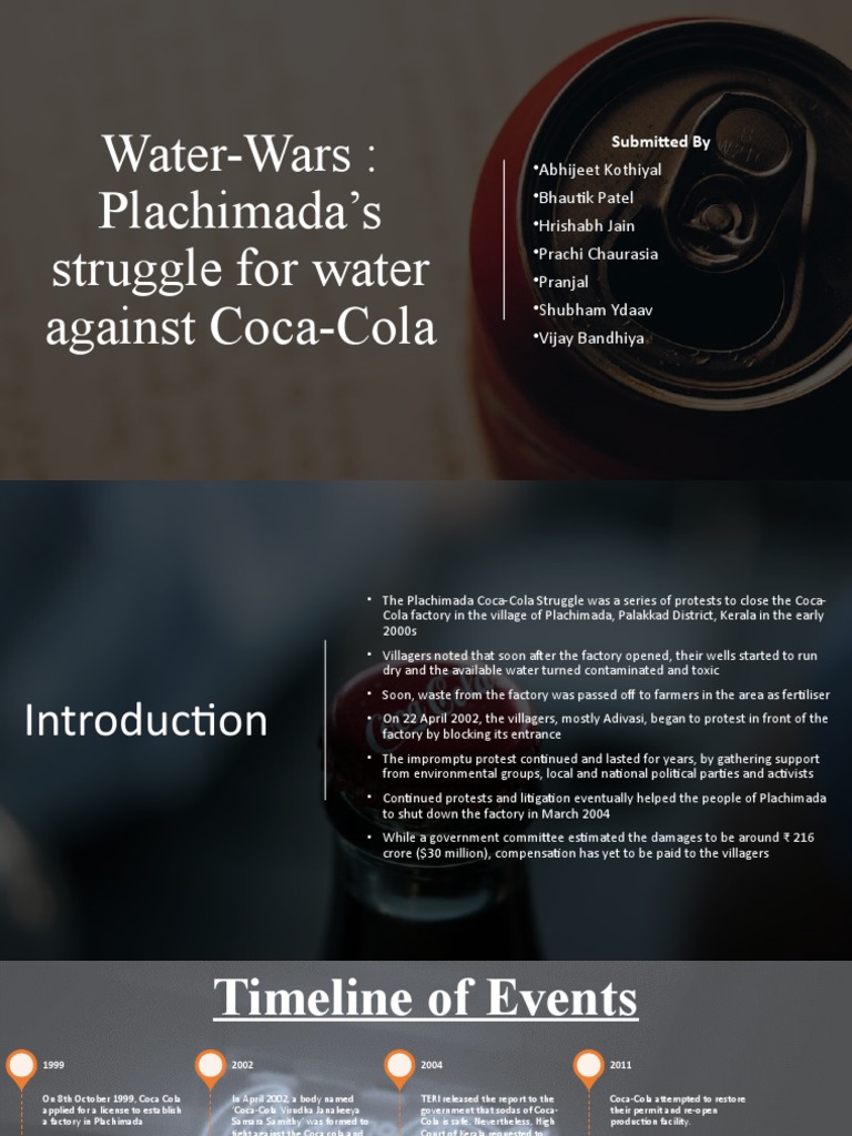 COCA COLA Plachimada Case | PDF | Natural Environment | Beverages