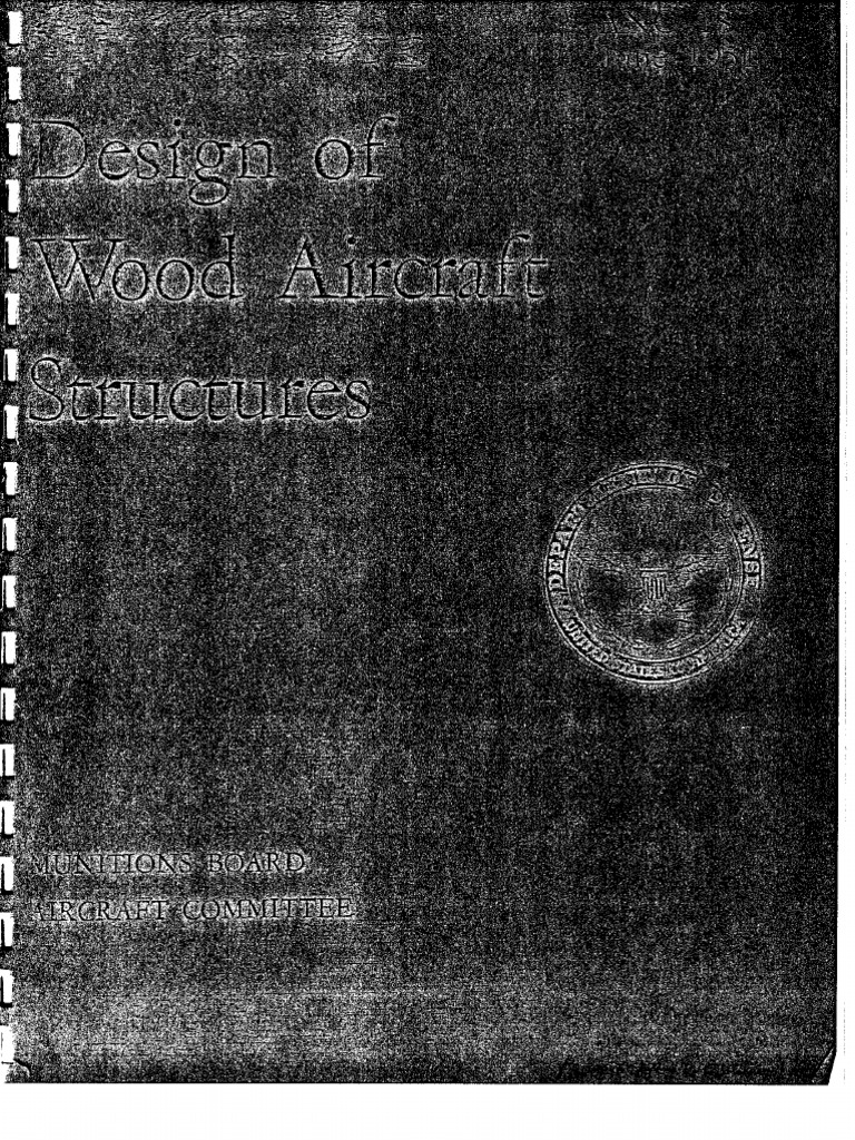 Design of Wood Aircraft Structures | PDF