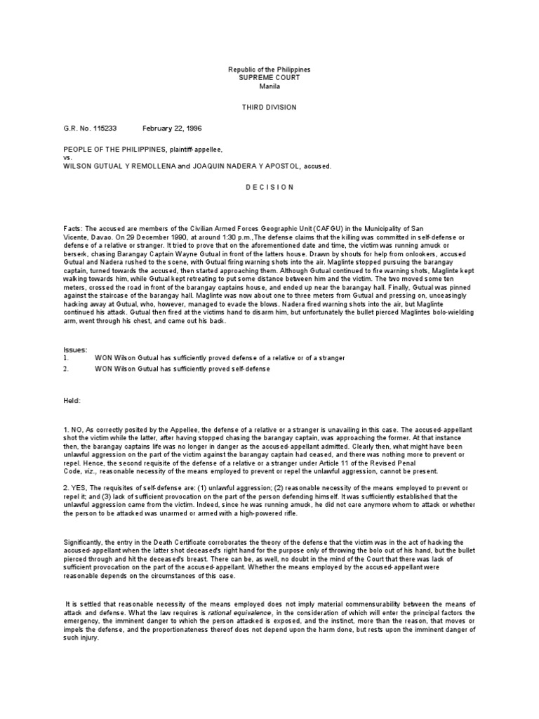 004 254 Scra 37 Feb 22 1986 People V Gutual | PDF | Public Law | Justice