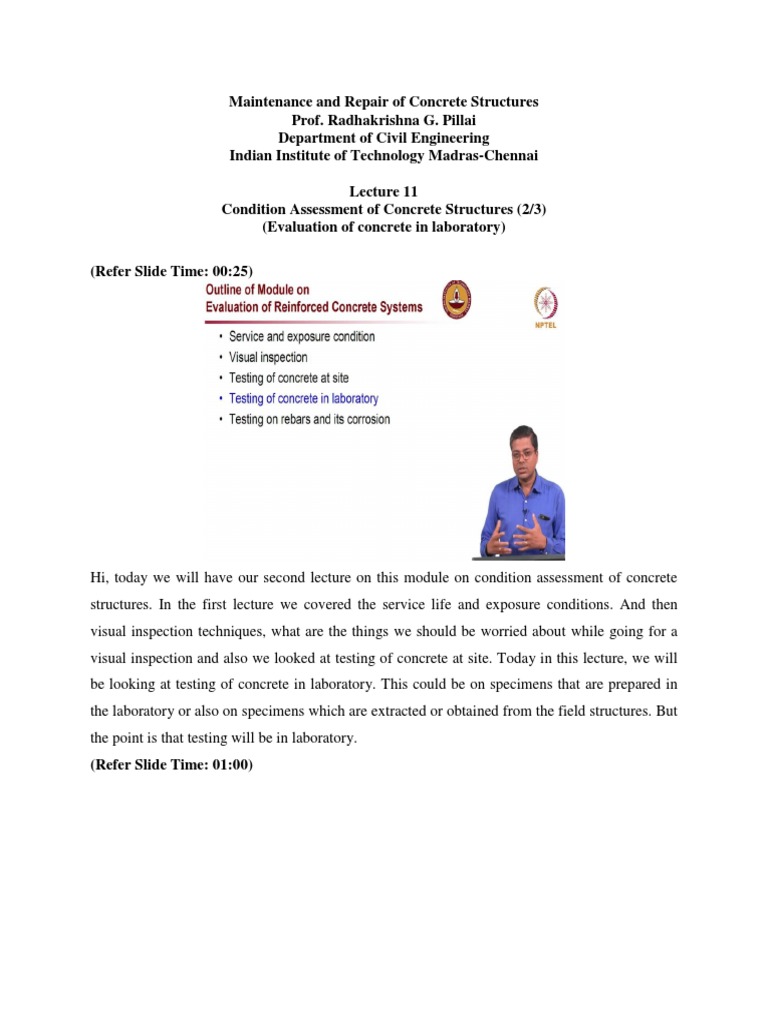 Condition Assessment of Concrete Structures | PDF | Corrosion | Concrete