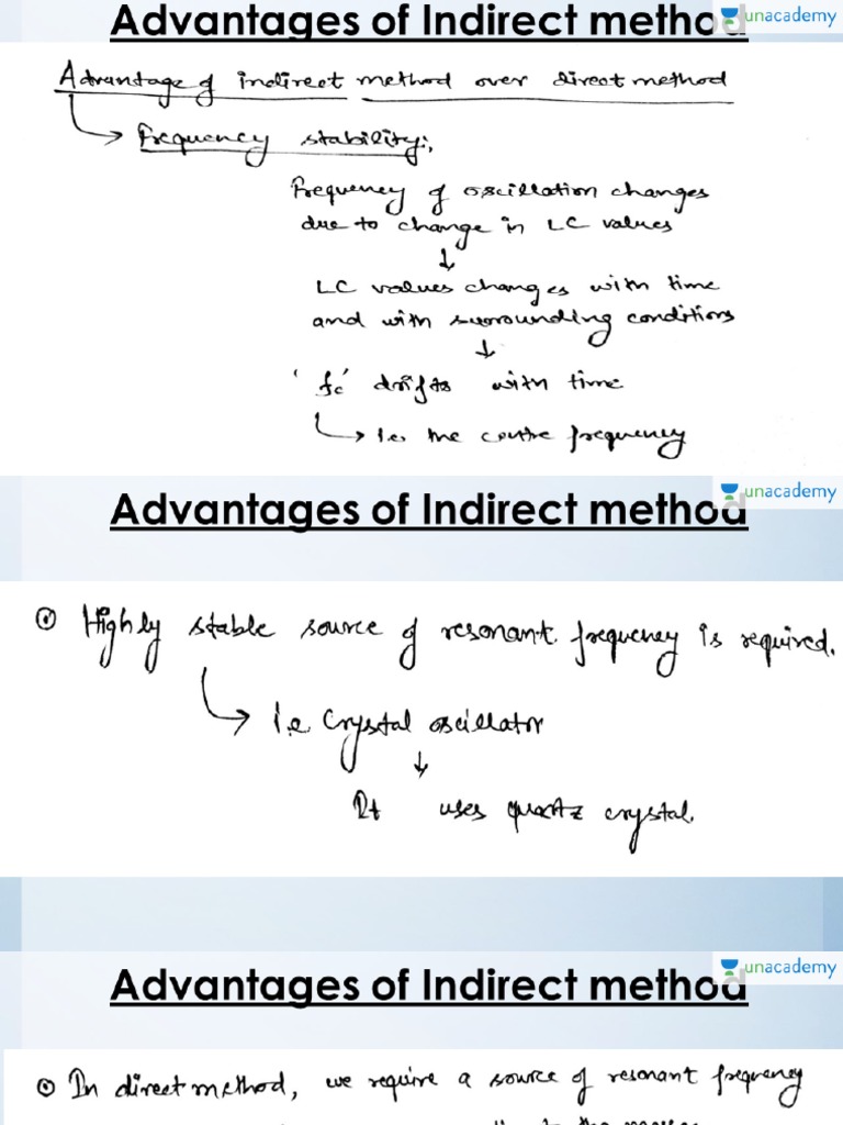 Advantages and Disadvantages of Indirect Method | PDF