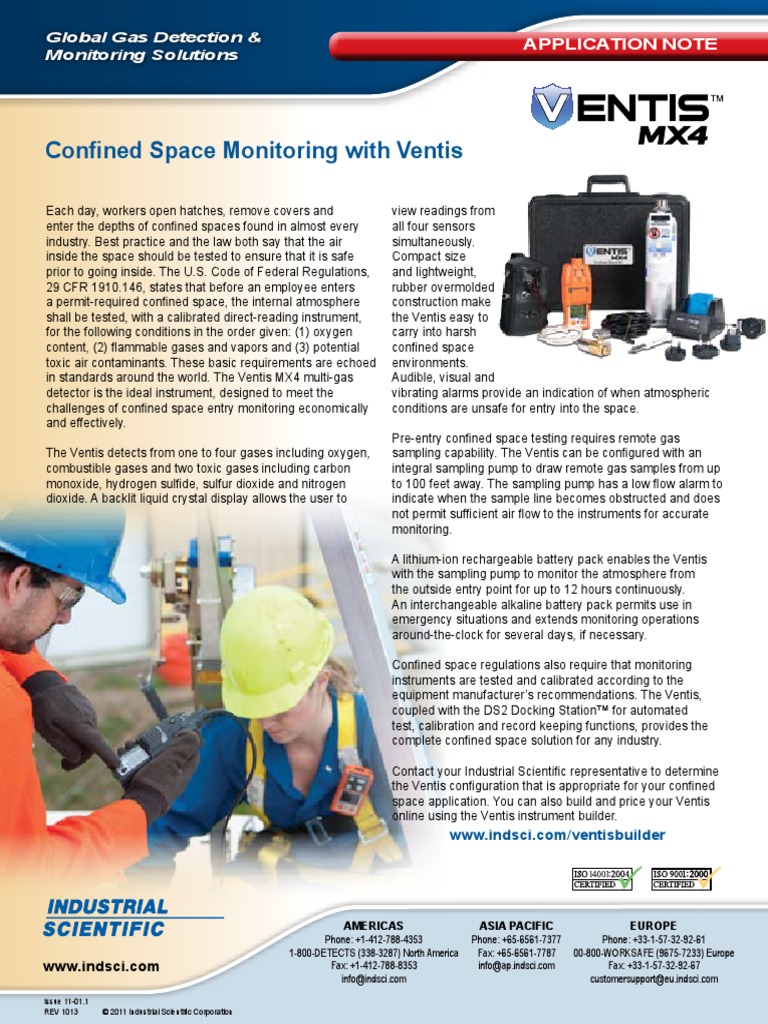 Confined Space Monitoring With Ventis: Global Gas Detection ...