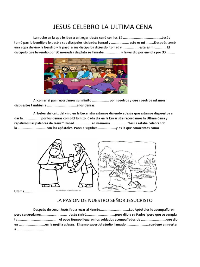 Palabras y significado de la Última Cena | PDF | Última cena | eucaristía