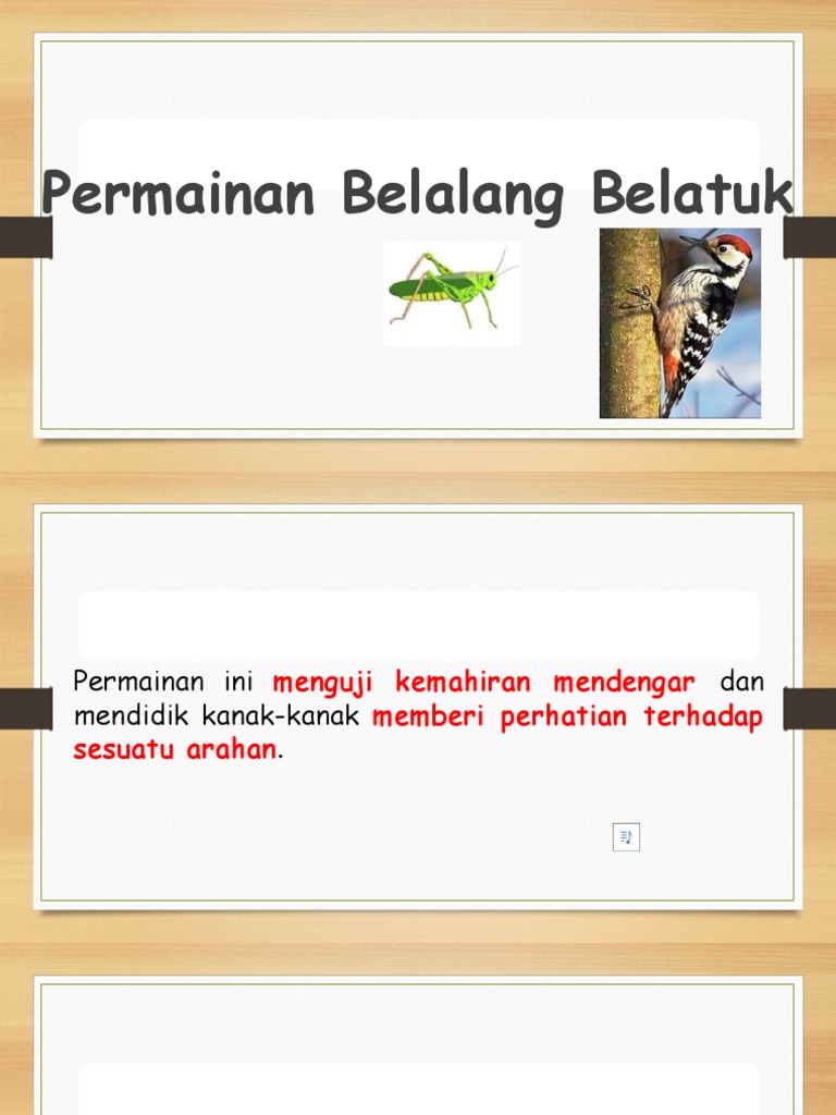 Belalang Dan Belatuk | PDF