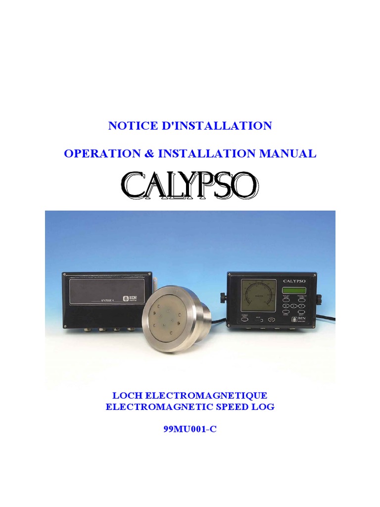 Calypso Operation and Installation Manual | PDF | Welding | Construction