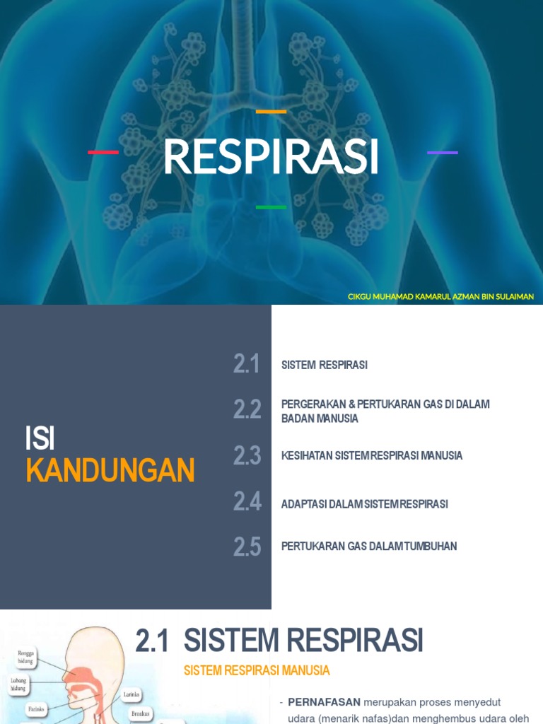 Bab 2 Respirasi | PDF