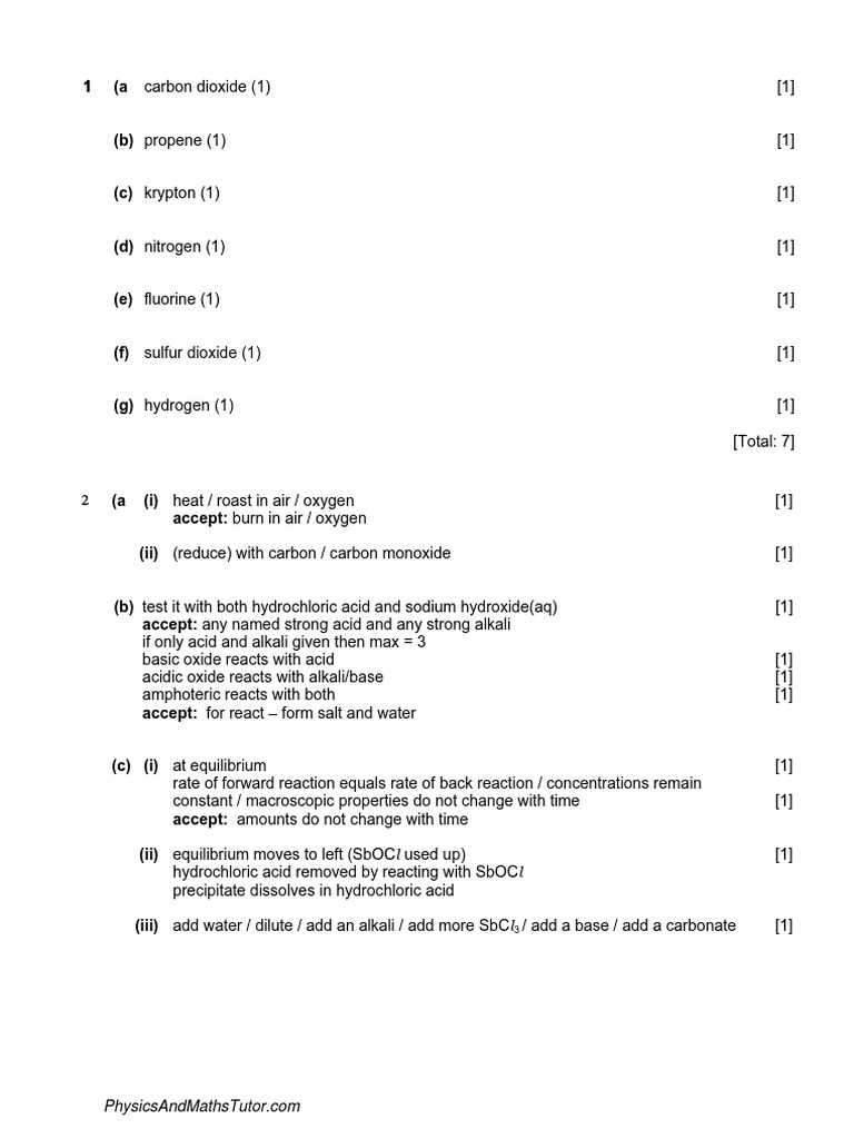 Identification of Gases for Class 10 | PDF | Oxide | Molecules