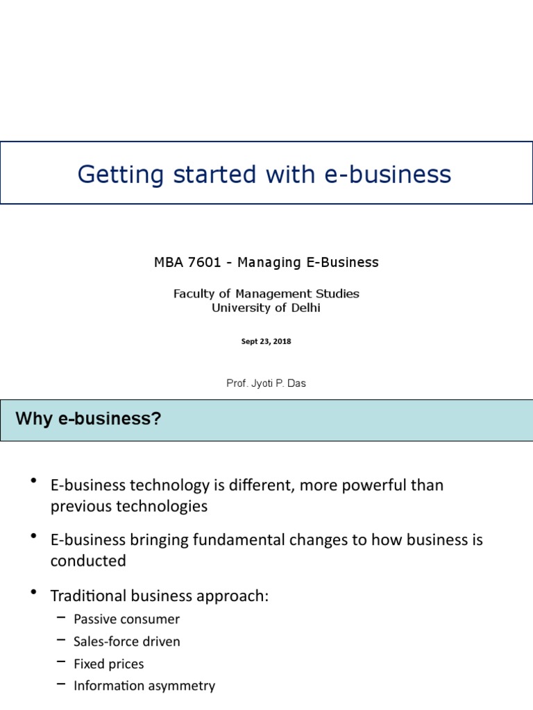 Getting Started With E Business Pdf Electronic Business E Commerce
