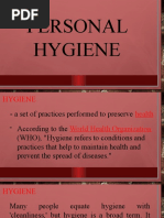 Understanding Hygiene and Its Types | PDF | Hygiene | Health Sciences