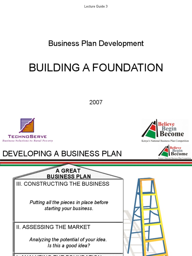 Building A Foundation: Business Plan Development | PDF | Survey ...