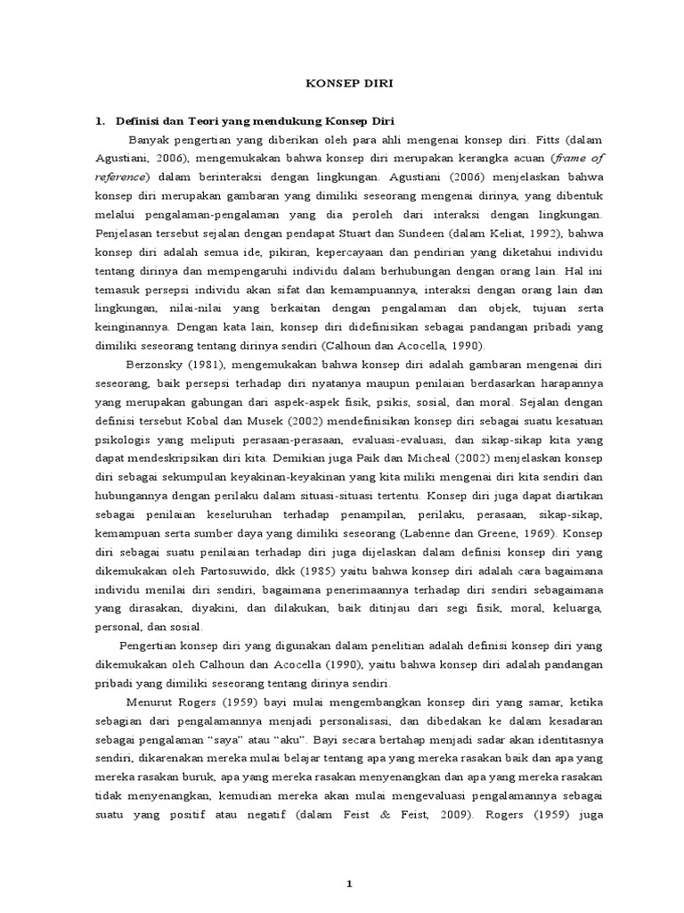 Konsep Diri, Stress - Adaptasi | PDF | Karier & Perkembangan | Sains & Matematika