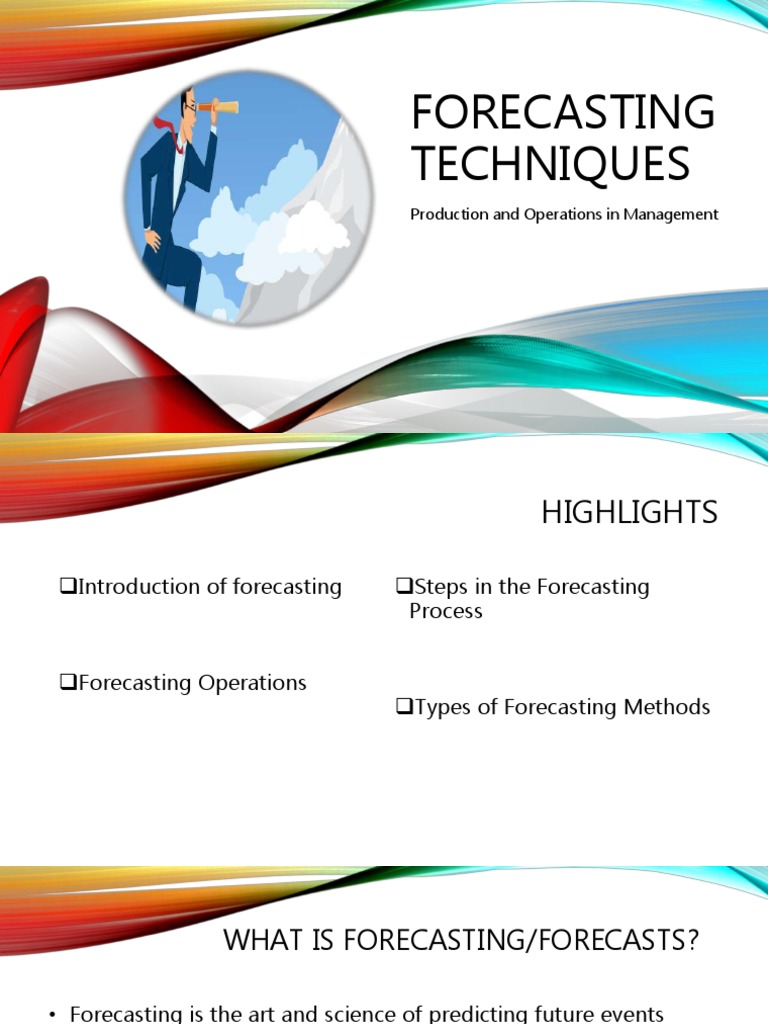 Forecasting Techniques Guide | PDF | Forecasting | Moving Average