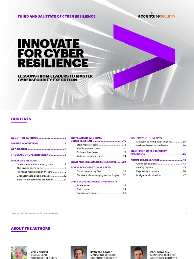 Innovate For Cyber Resilience Pdf Computer Security Security