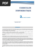 Curriculum D'informatique - 1ère Année | PDF | Pédagogie ...