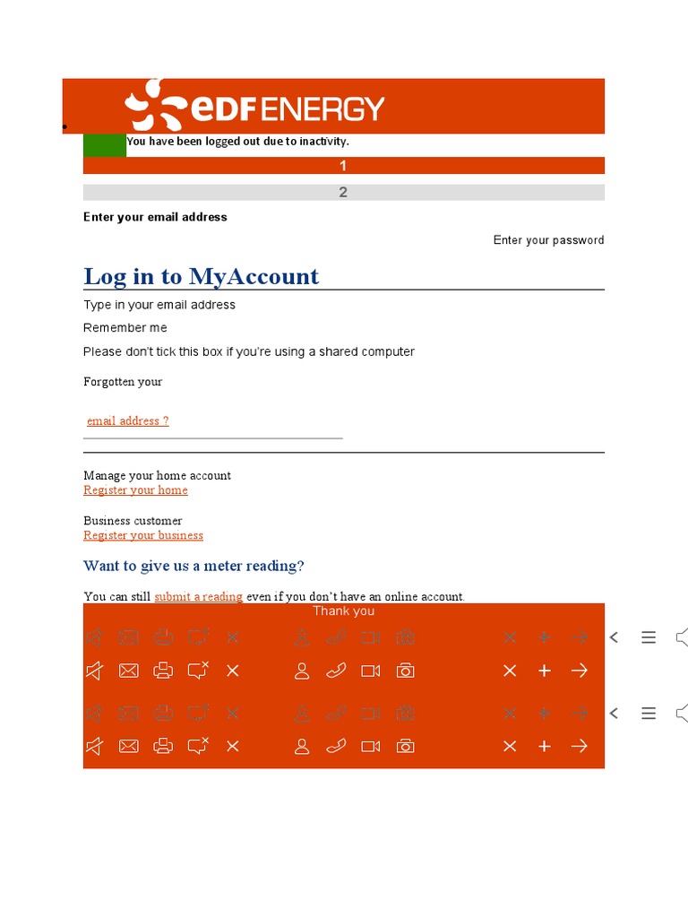 Log in To Myaccount: You Have Been Logged Out Due To Inactivity | PDF ...