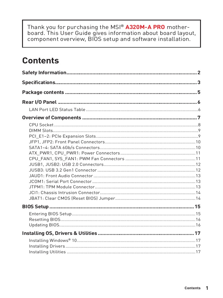 M7C51v1 0 | PDF | Bios | Booting