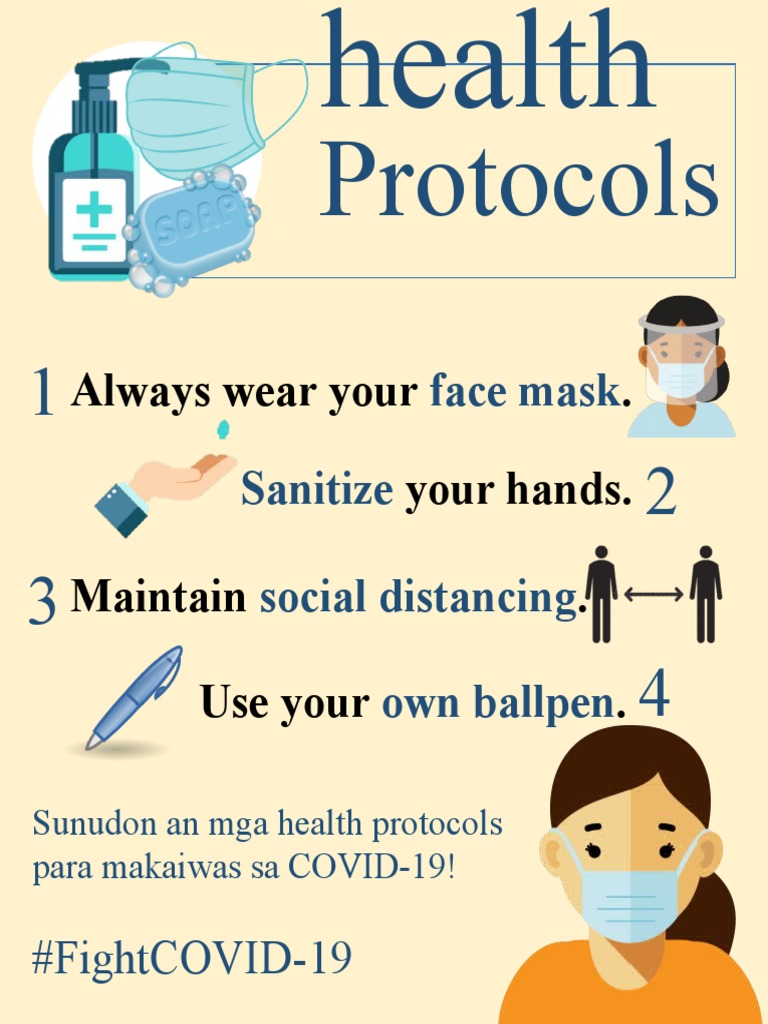Protocols: Always Wear Your - Your Hands. Maintain - Use Your | PDF