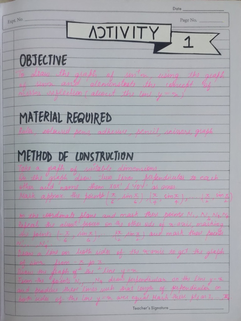 Maths Practical File TKH | PDF | Science & Mathematics
