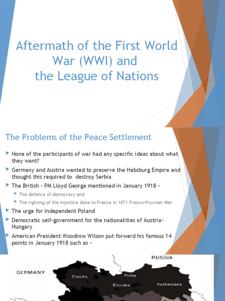 Lecture 8 - The League of Nations | PDF | Treaty Of Versailles | World ...