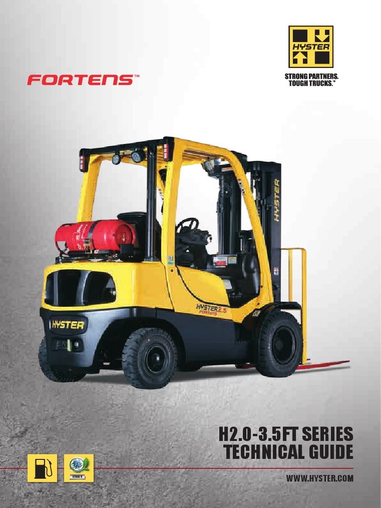 Hyster H2.0-3.5FT Technical Guide | PDF | Wheel | Tire