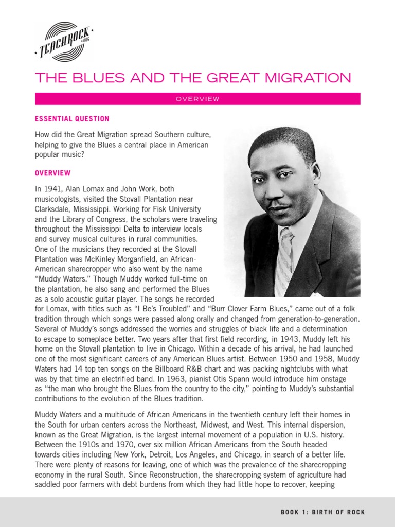 The Blues and The Great Migration: Essential Question | PDF | Blues ...