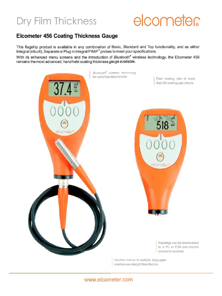 Elcometer 456 PDF | PDF