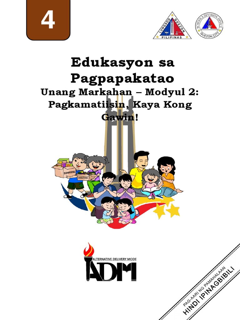 EsP4 q1 Mod2 Pagkamatiisinkayakonggawin v4-1 | PDF