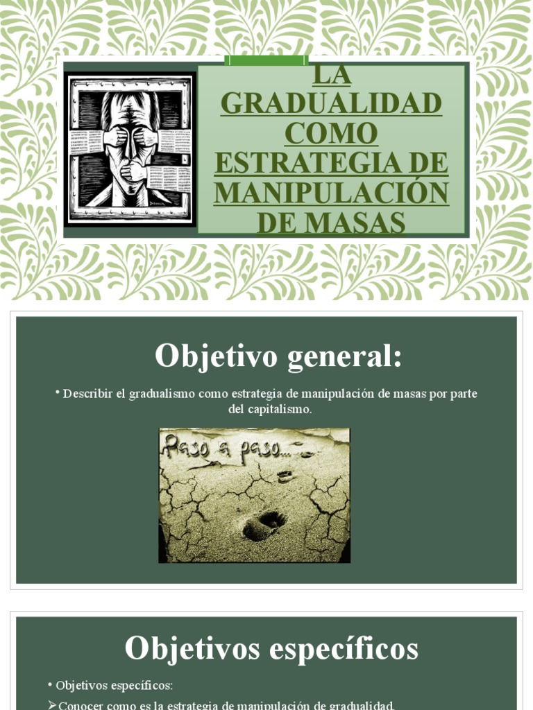 LA GRADUALIDAD COMO ESTRATEGIA DE Manipulación | PDF | Capitalismo | Perú