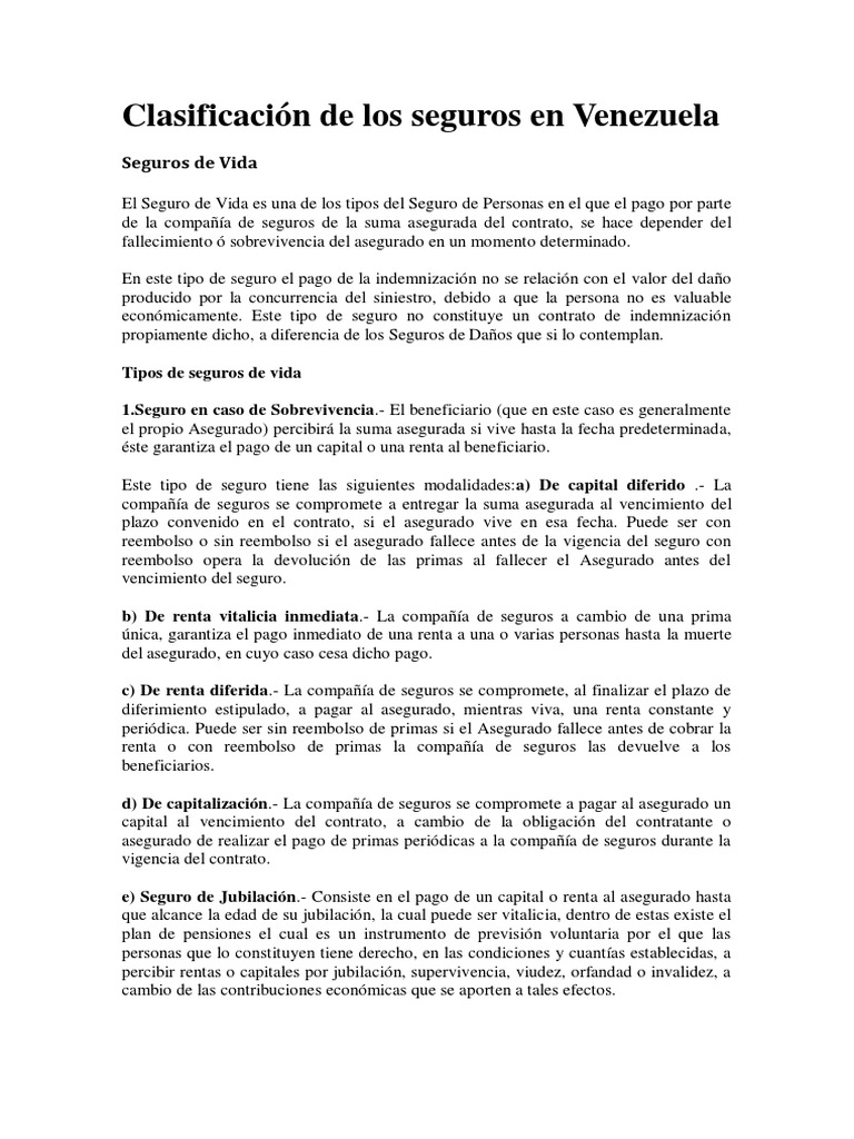 Clasificacion De Seguros _ Qué es la clasificación de riesgo en seguros ...