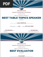 Toastmasters Grammarian Script Guide | PDF