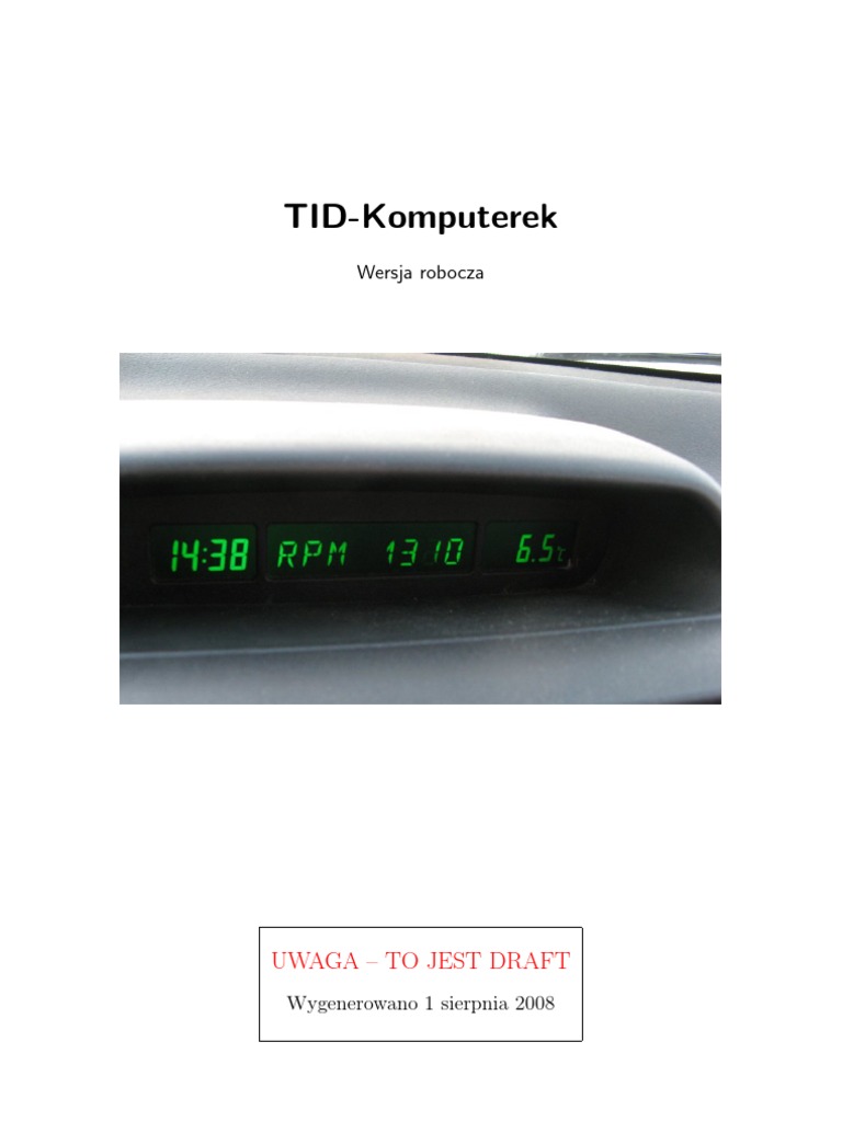 Tid Manual | PDF