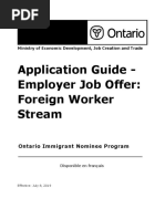 SINP-OASIS User Guide For Applicants | PDF