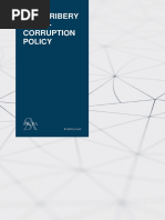 Anti-Bribery & Corruption Policy Template | PDF | Bribery | Corruption