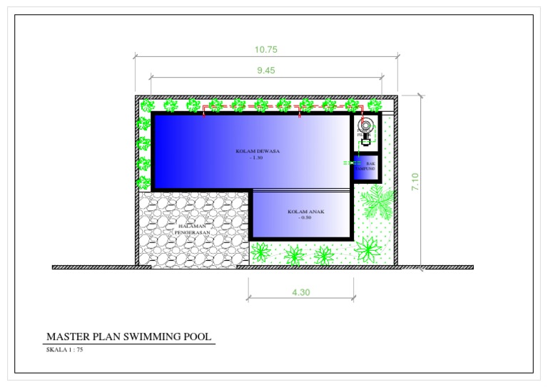 1 Master Plan Swiming Pool | PDF