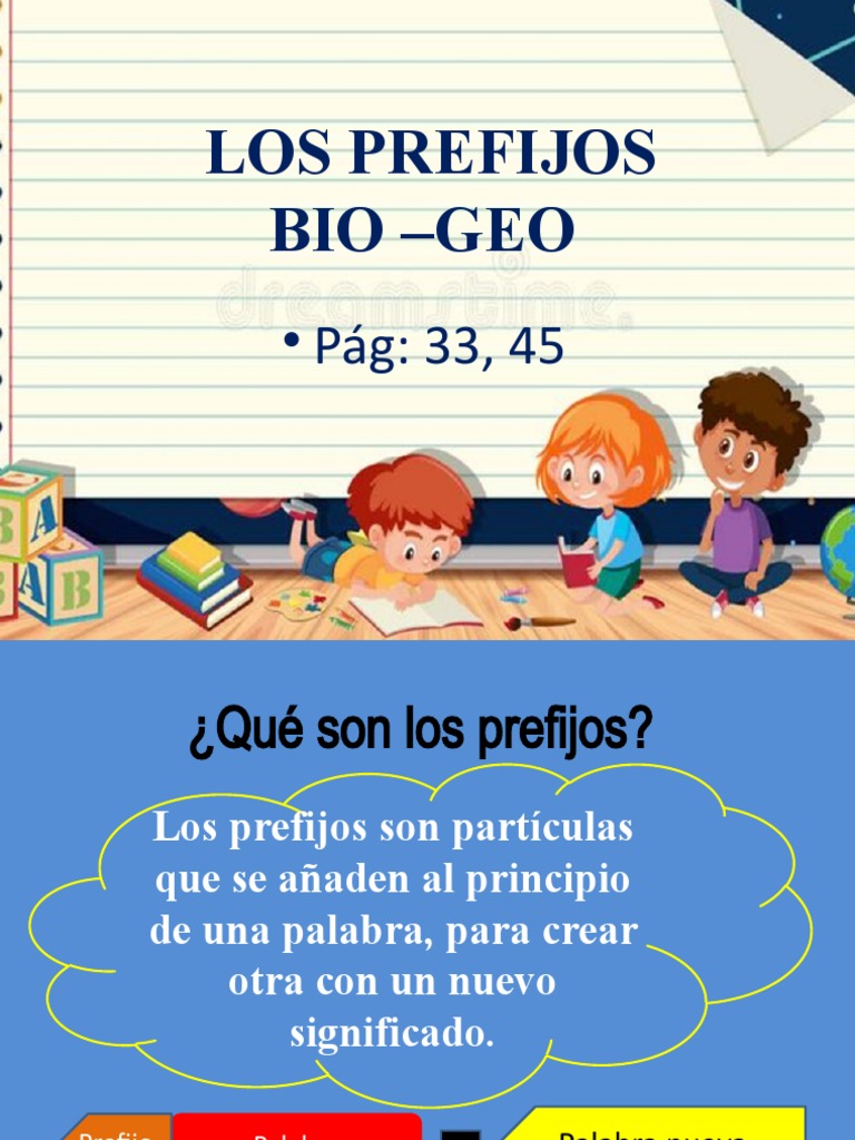 PREFIJOS BIO - GEO Comp. | PDF | Tierra | Geografía