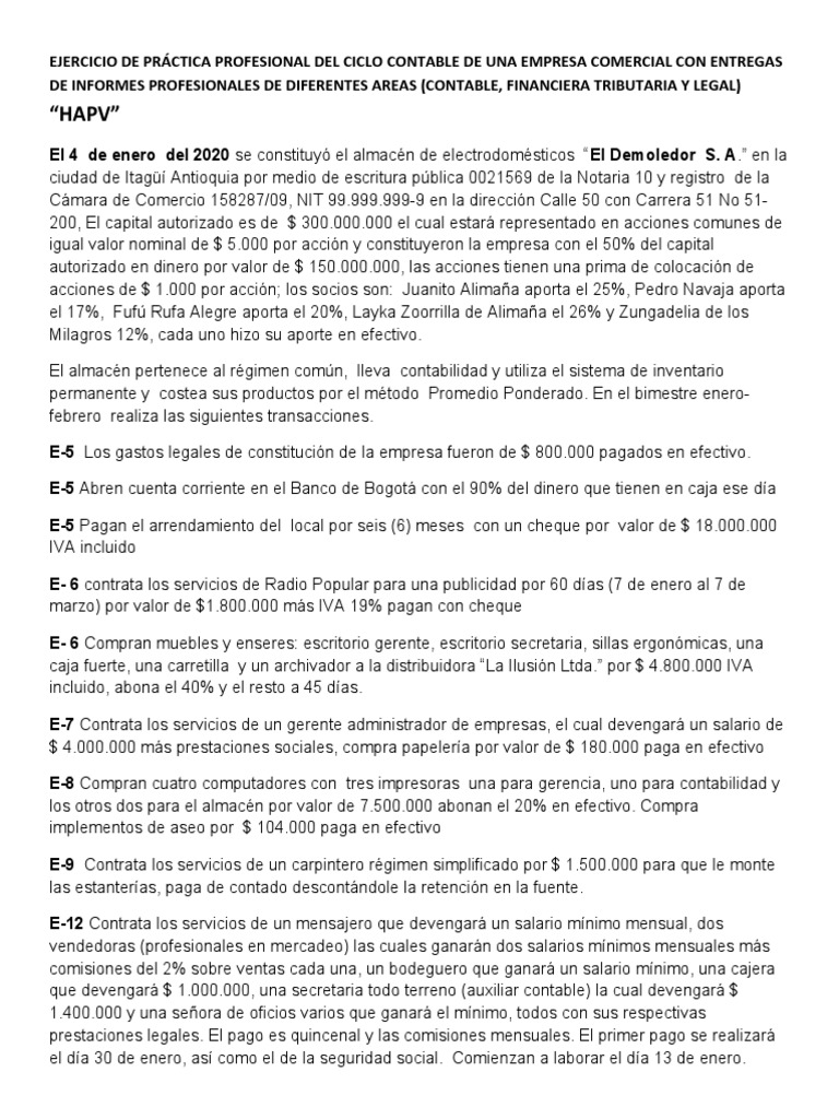 El Demoledor Contab Total Practica Profesional | PDF | Compartir (Finanzas) | Contabilidad