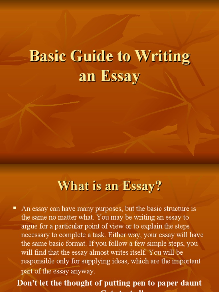 Essay Writing Guide: Structure & Tips | PDF | Essays | Thesis