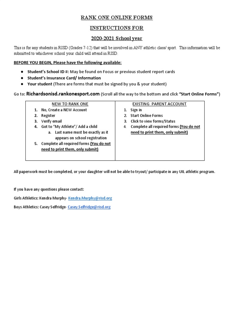 Updated-Rank One Online Forms | PDF | Career & Growth