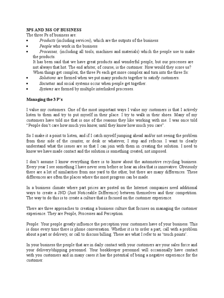 3ps And 3s Of Business Pdf Sustainability Globalization