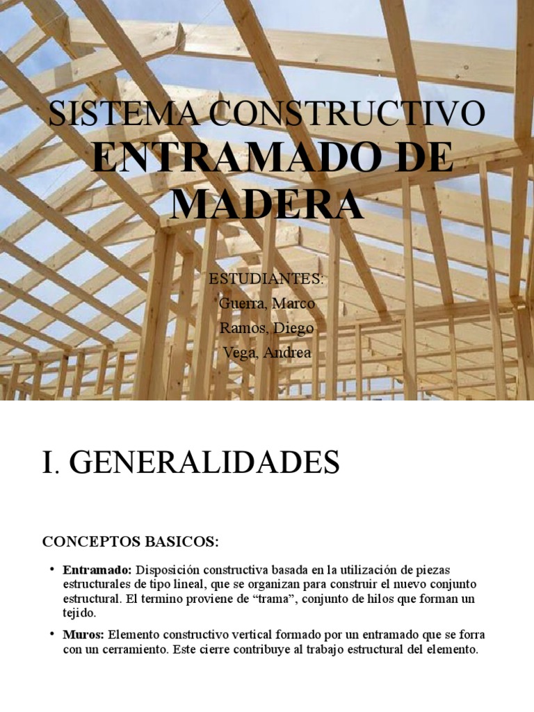 Sistema Constructivo Entramados de Madera | PDF | Aislamiento térmico ...