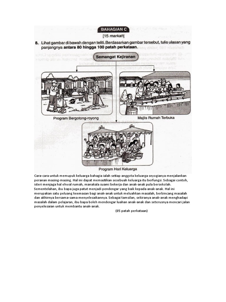 Karangan Ulasan Semangat Kejiranan | PDF