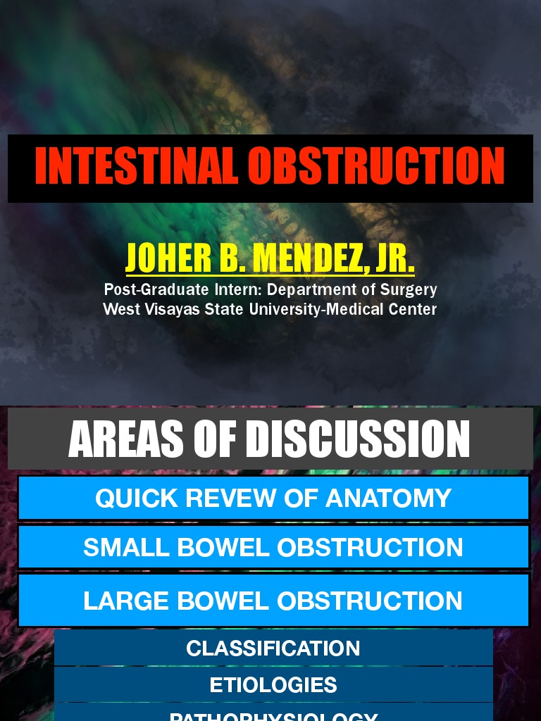 Intestinal Obstruction Guide: Causes, Symptoms and Treatment | PDF ...