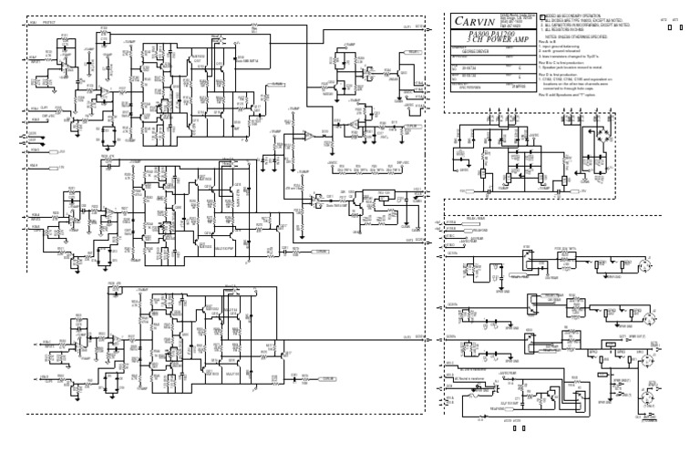 Arvin: 3 CH Power Amp PA800, PA1200 | PDF | Analog Circuits ...