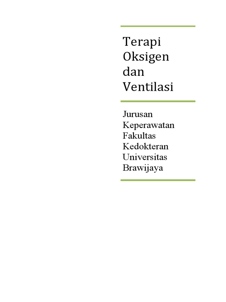 SOP Terapi Oksigen | PDF