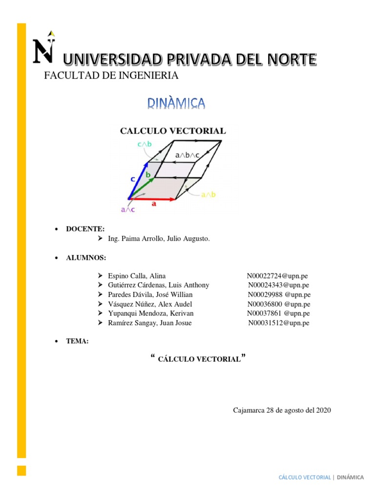 Calculo Vectorial PDF | Descargar gratis PDF | Vector Euclidiano | Espacio vectorial