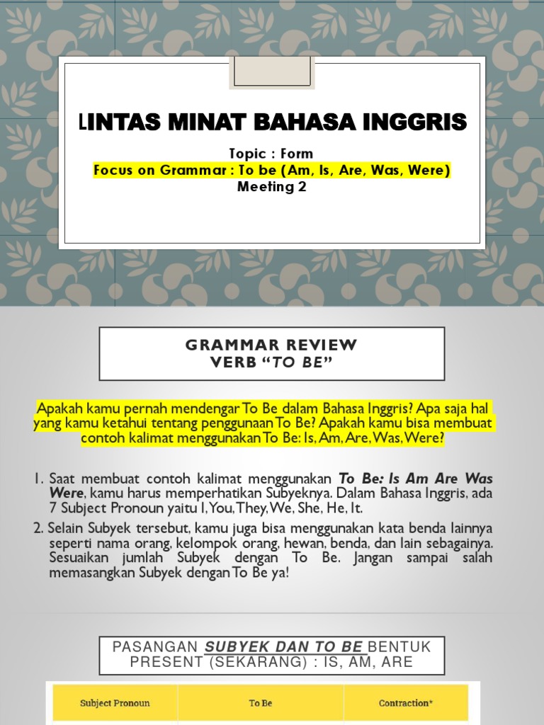 Materi 2 - Lintas Minat English | PDF