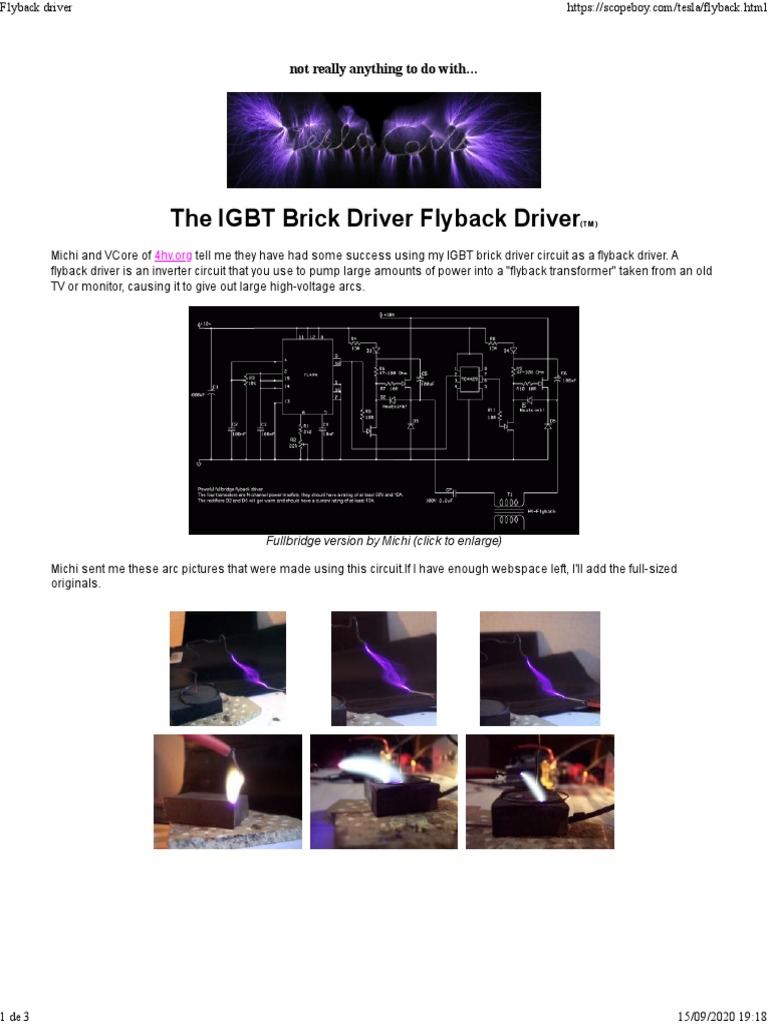 IGBT Brick Flyback Driver Guide | PDF