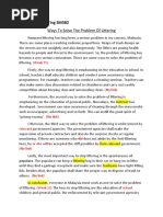 Directed Writing Sample - Informal Letter | PDF | Self-Improvement