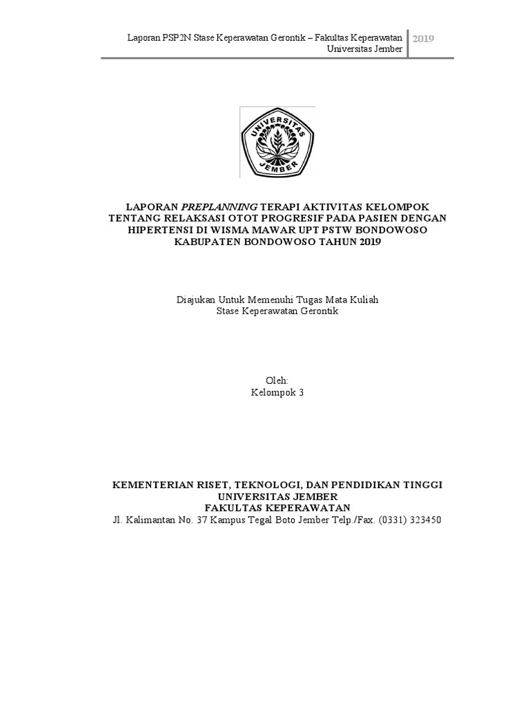 Preplanning Rop | PDF