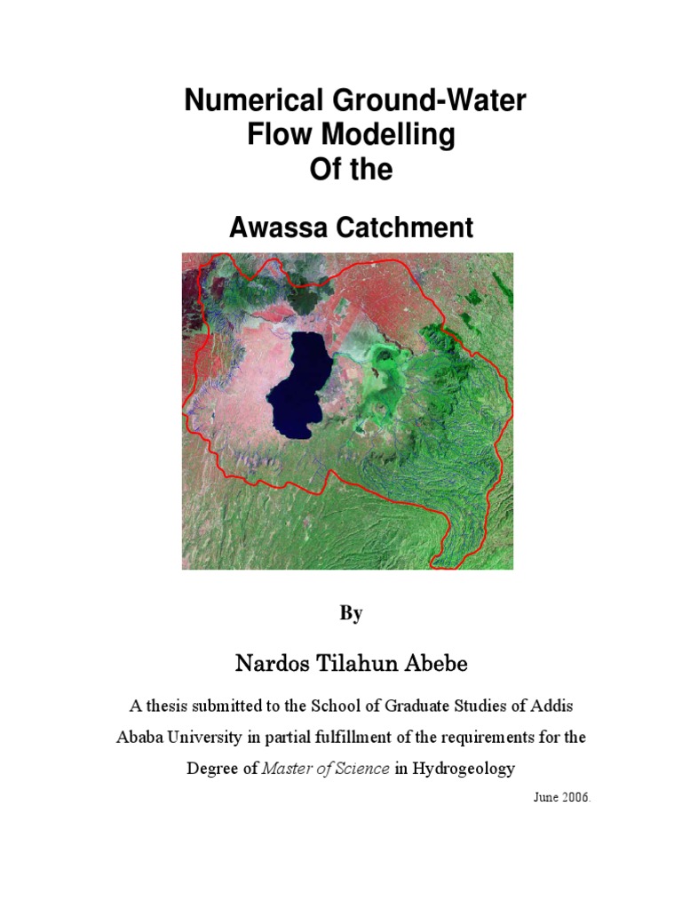 Nardos Tilahun | PDF | Hydrogeology | Aquifer
